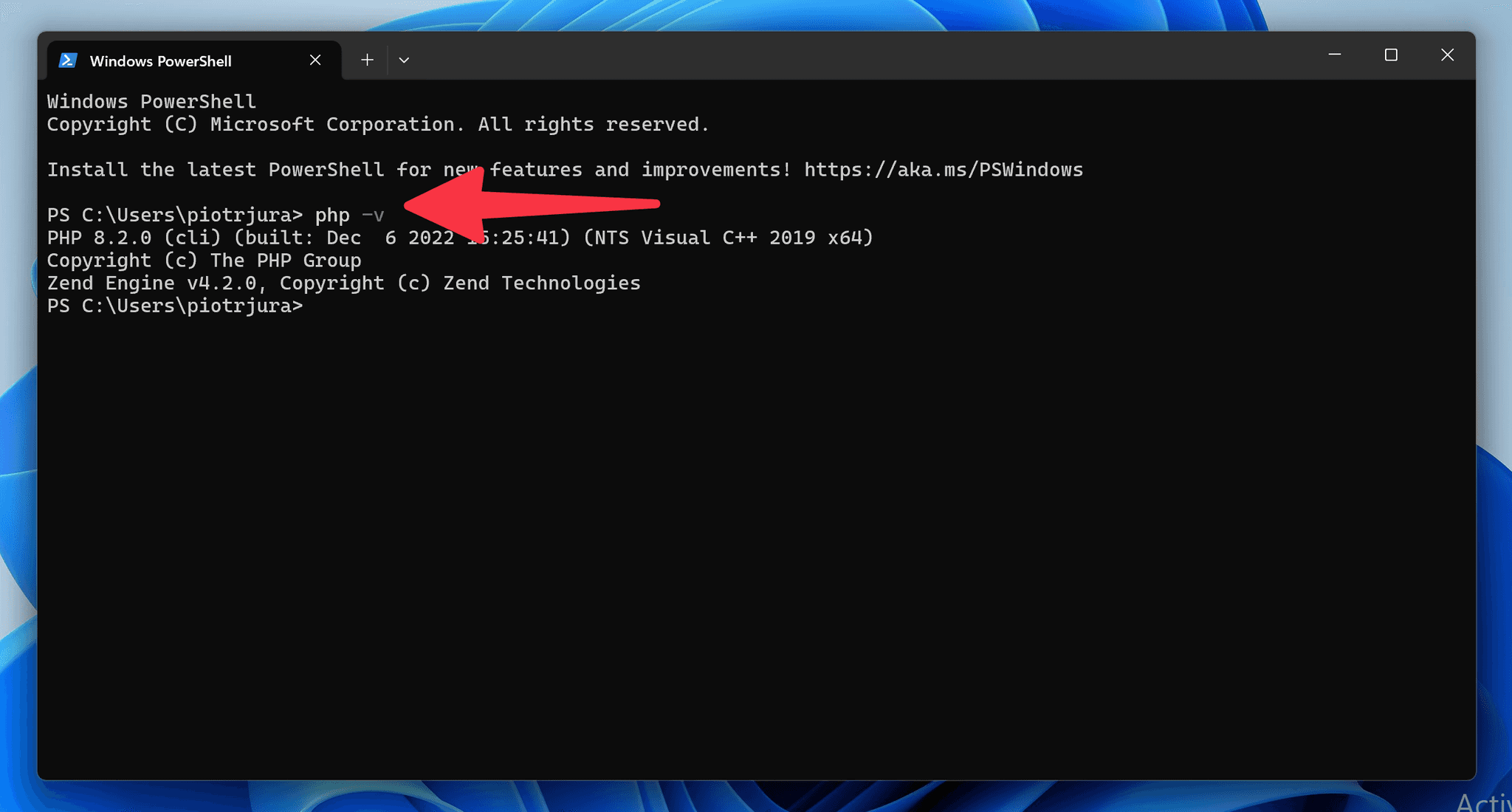How to install PHP on Windows?