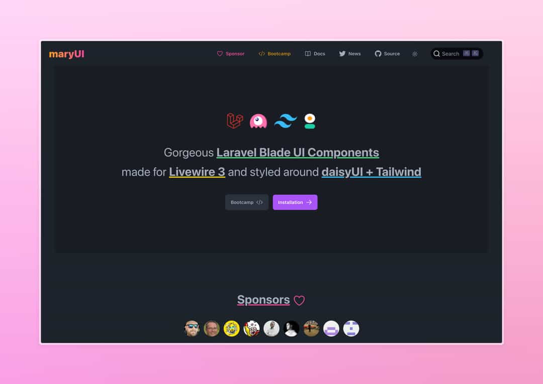 Awesome Laravel UI Libraries