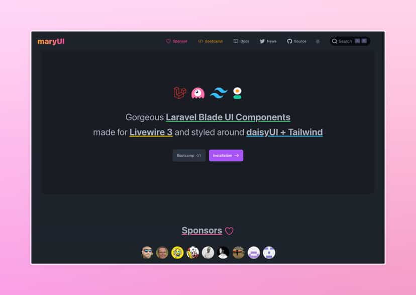 Awesome Laravel UI Libraries